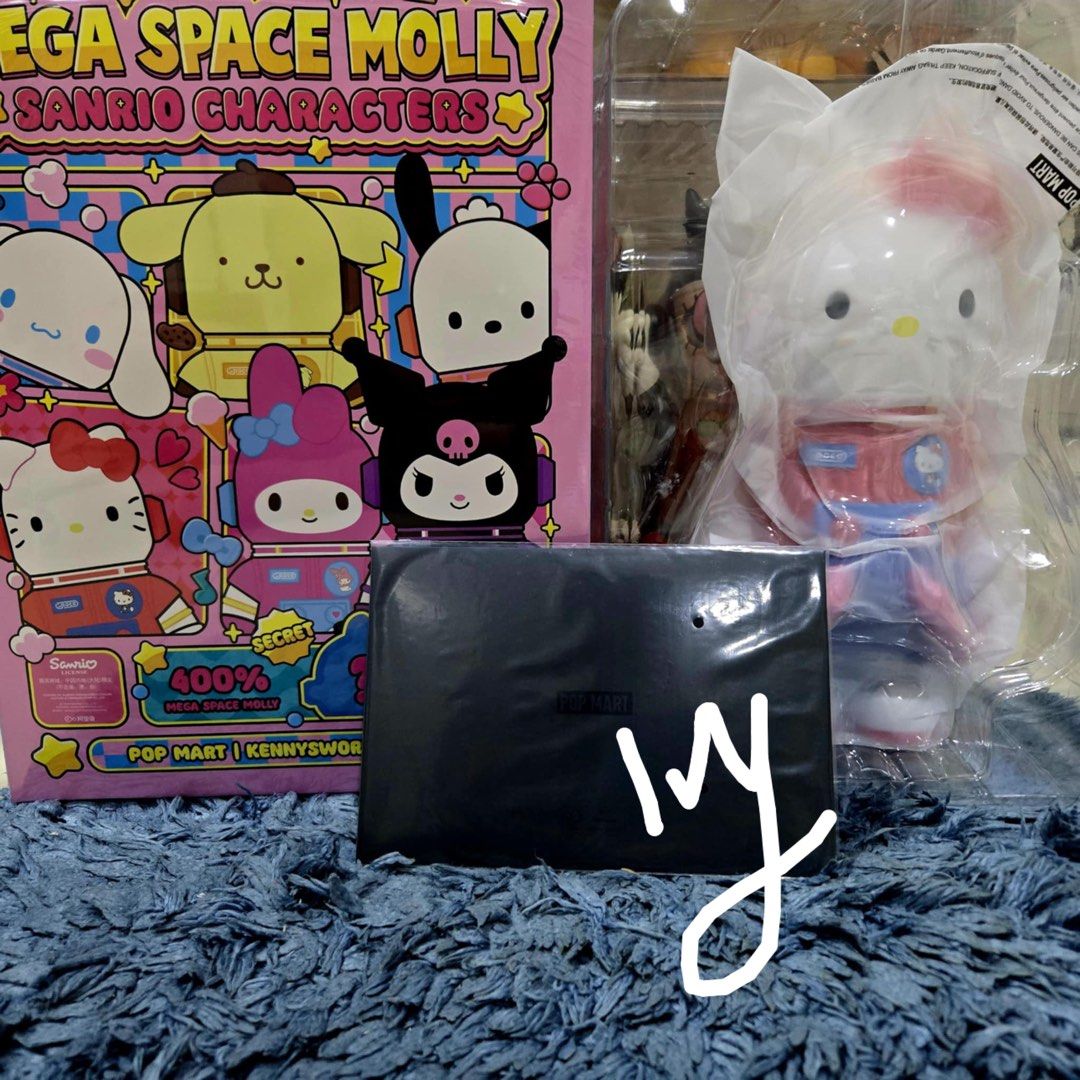 Popmart Molly Sanrio 400% Hello Kitty Kuromi My Melody Cinnamoroll ...