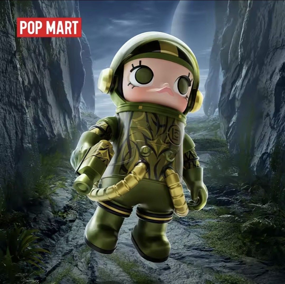 [Ready stock]POP MART MEGA SPACE MOLLY 100% CLOT - Olive Alienegra ...