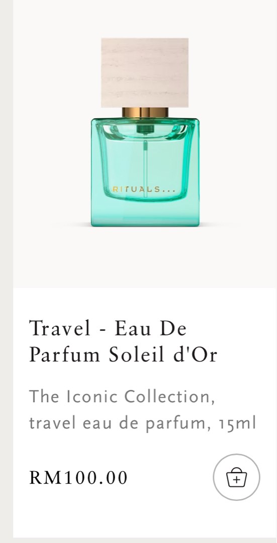 RITUALS.. Travel - Eau De Parfum Soleil, Beauty & Personal Care ...