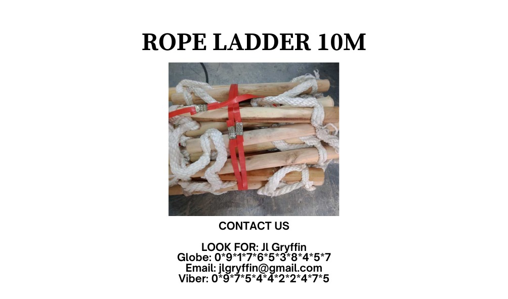Rope Ladder 10M, Commercial & Industrial, Industrial Equipment on Carousell
