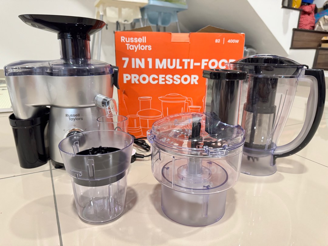 Russel taylors 7 in 1 food processor, TV & Home Appliances, Kitchen ...