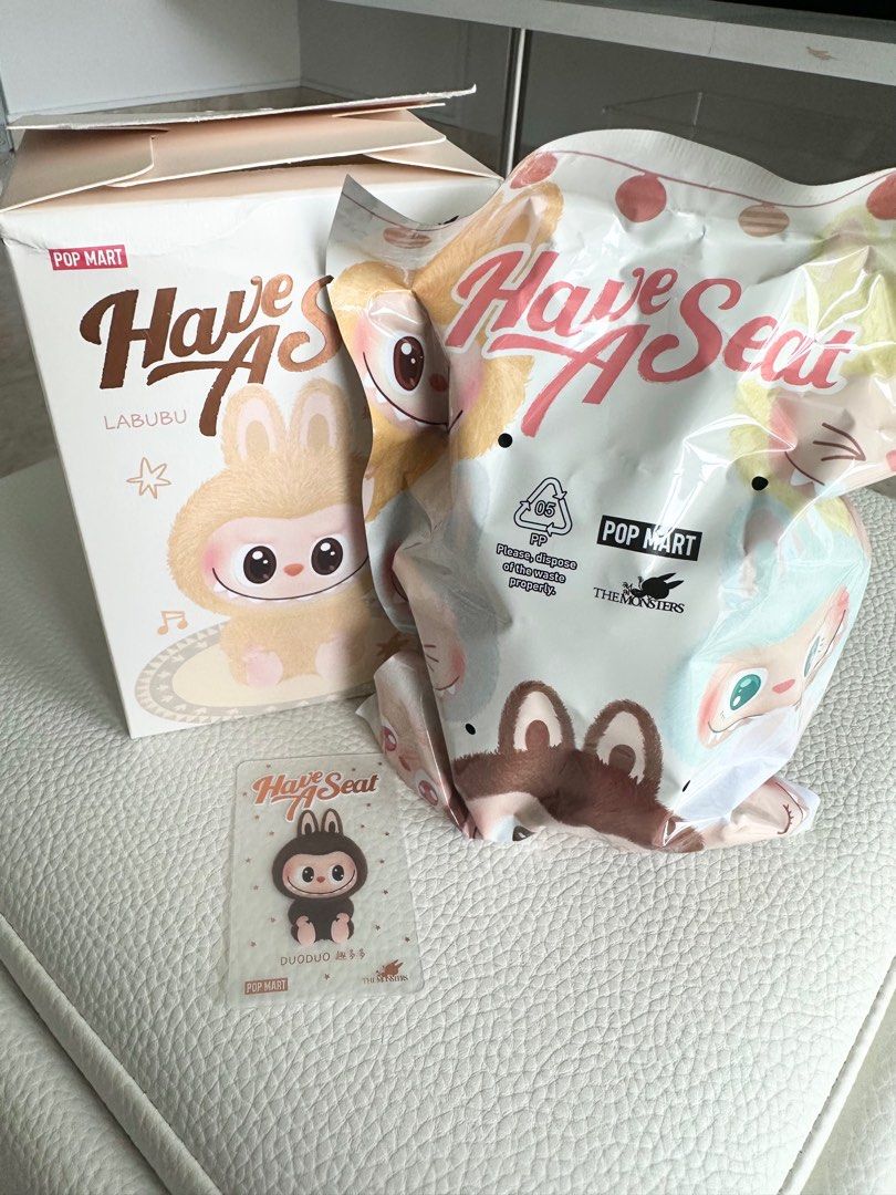 (Secret) Labubu Have A Seat - DuoDuo, Hobbies & Toys, Toys & Games on ...