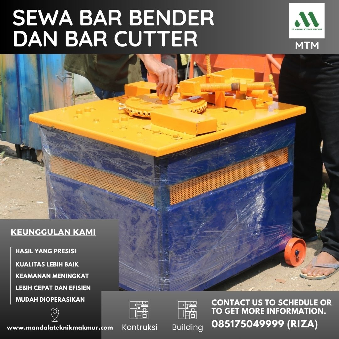 Sewa Bar Bender dan Bar Cutter Alat Tekuk Potong Besi Berbagai Diameter KOTA BONTANG Kalimantan ...