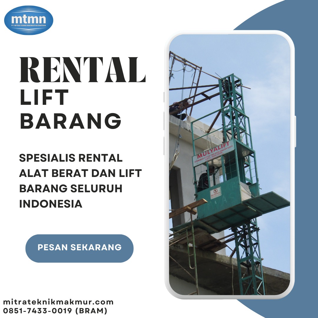 Sewa Lift Barang | Alat Angkat Murah Kapasitas 1 - 2 Ton di Nias ...