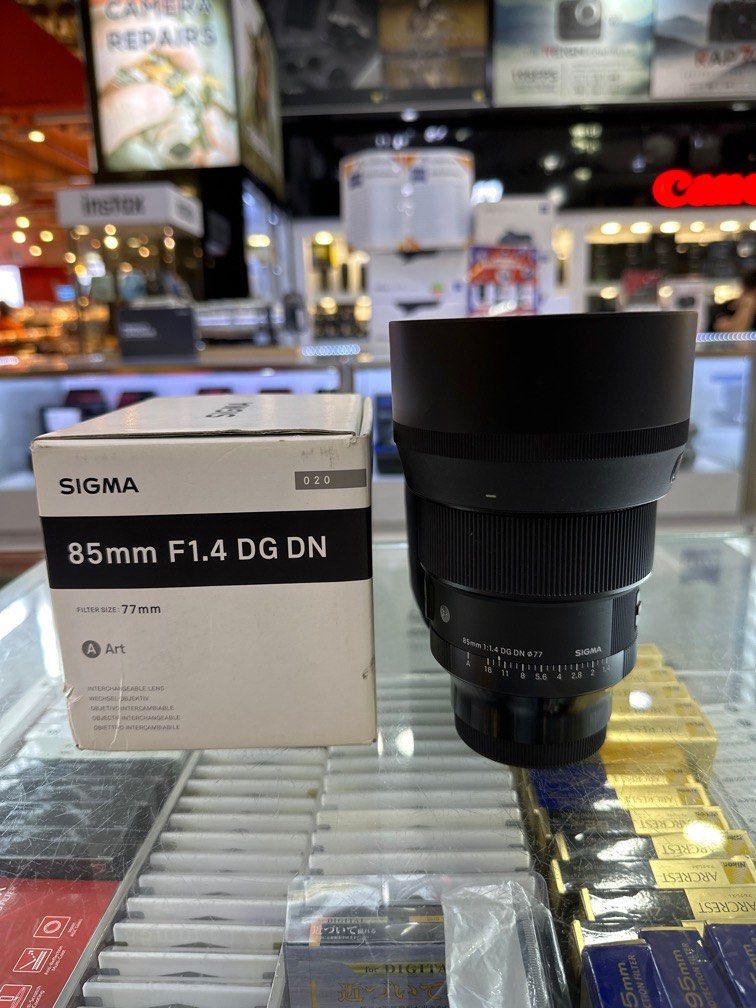 Sigma 85mm F1.4 DG DN Lens (Sony FE), Photography, Lens & Kits on Carousell