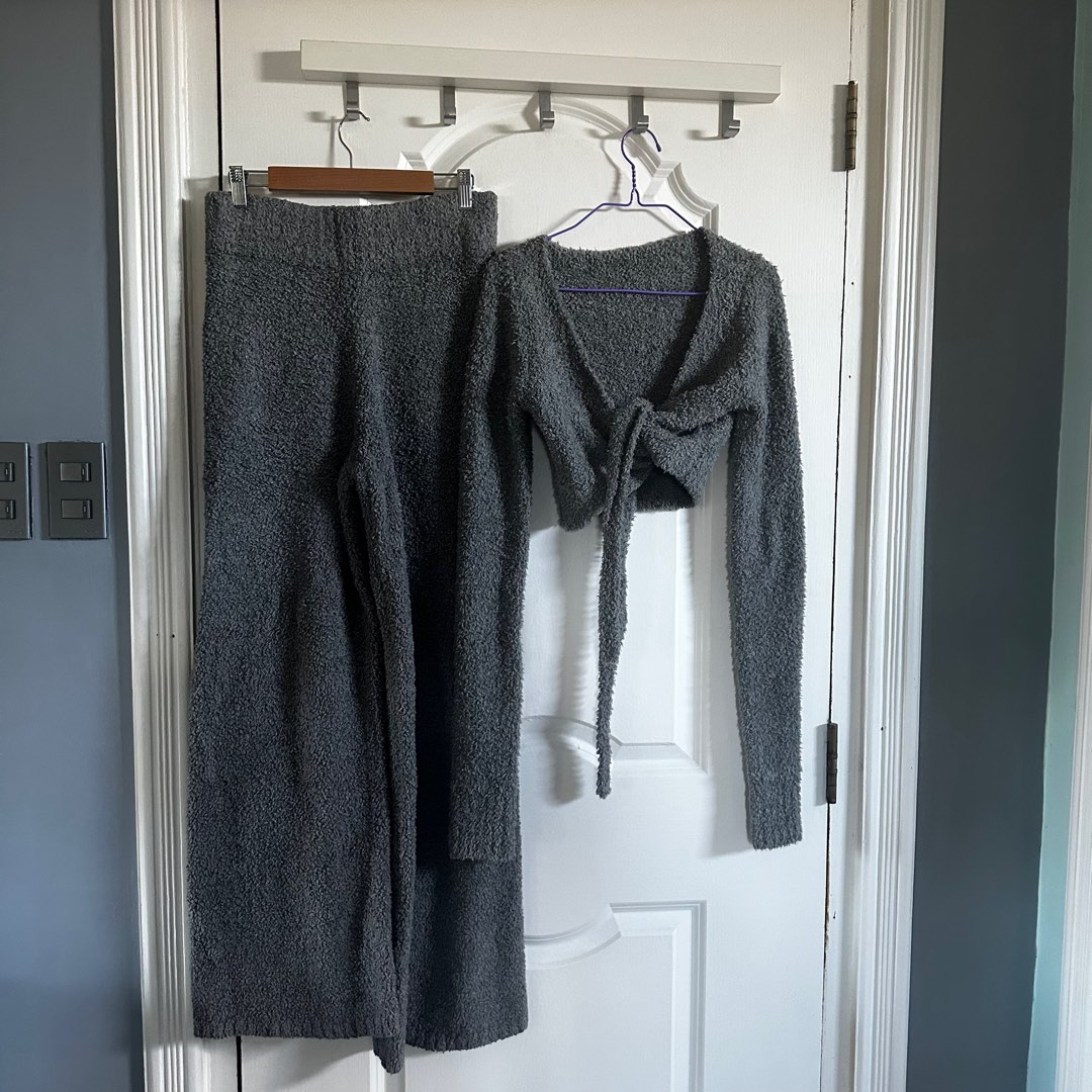 Skims cozy knit set (gray), Women's Fashion, Dresses & Sets, Sets or ...