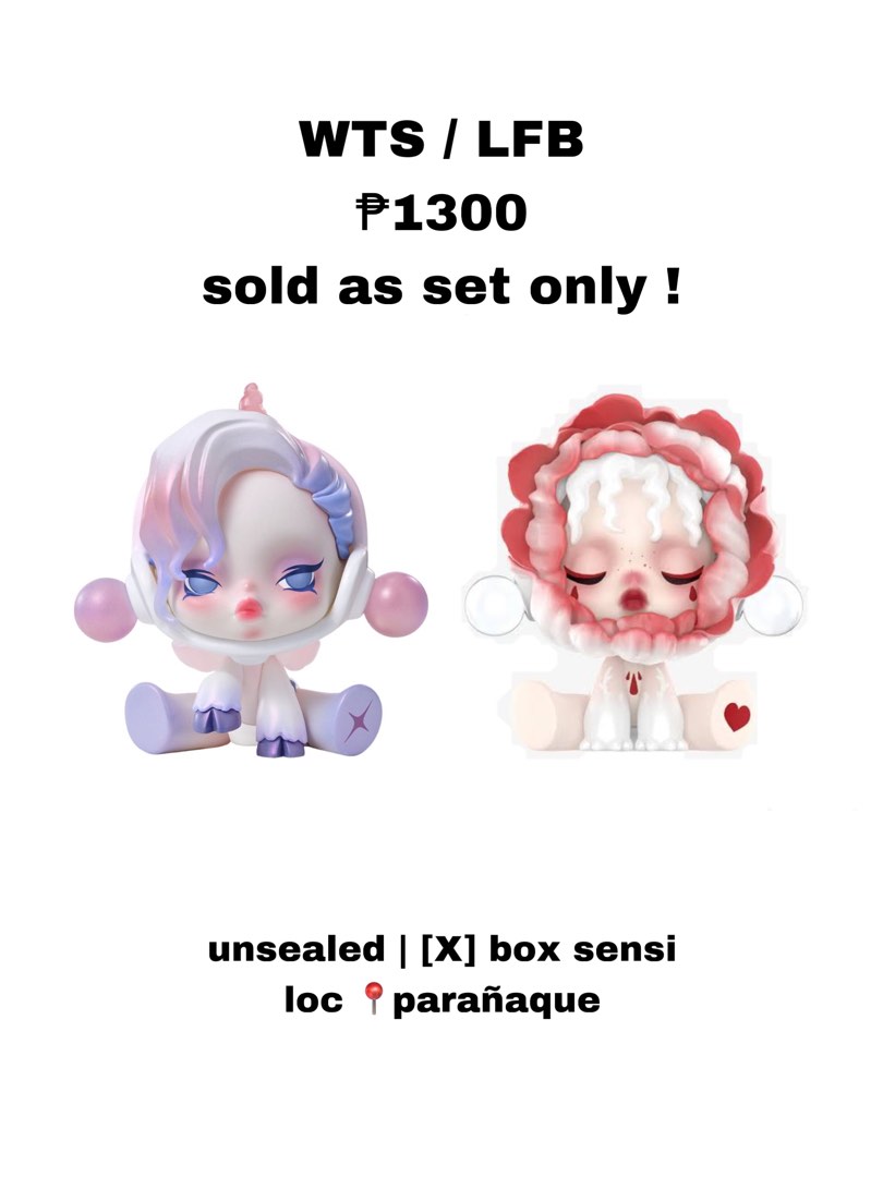 skullpanda unicorn & bloody rose set (read desc), Hobbies & Toys, Toys ...