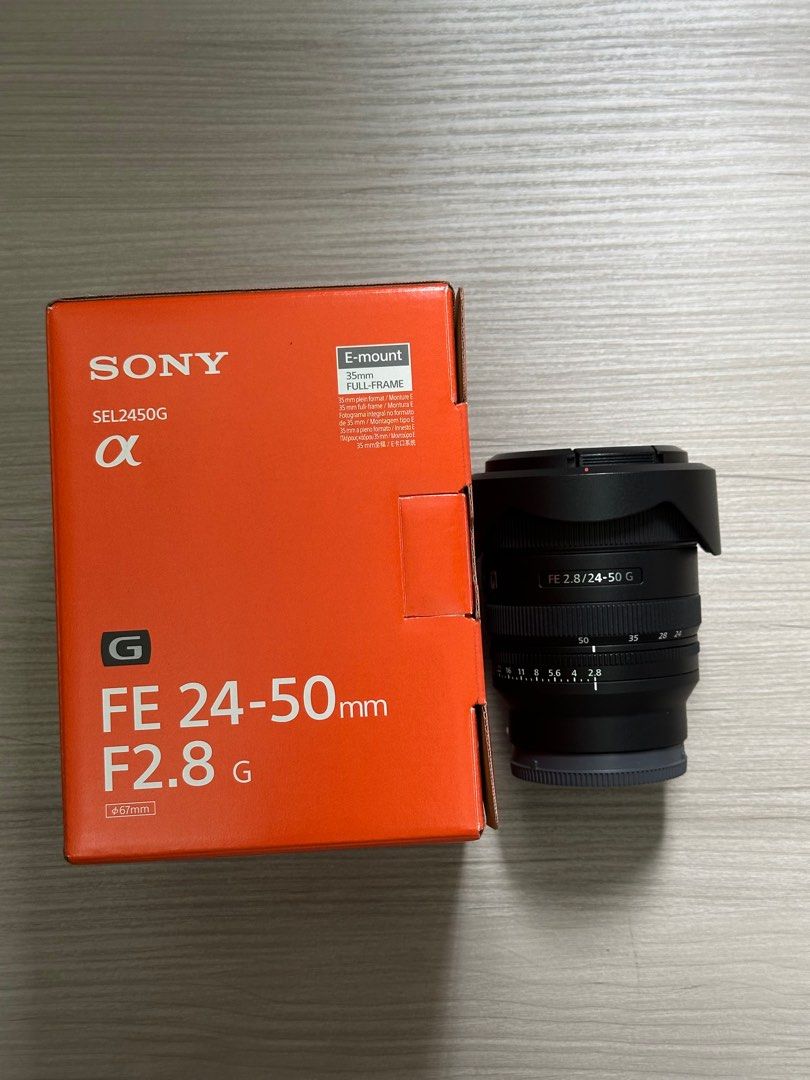 Sony FE 24-50mm F2.8 G SEL2450G, 攝影器材, 鏡頭及裝備 - Carousell