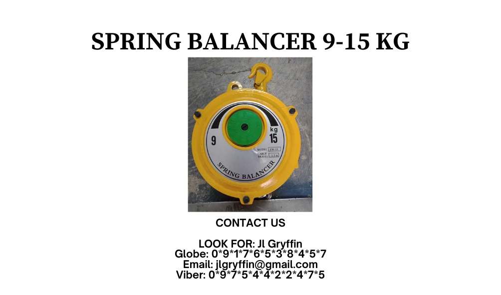 Spring Balancer 9-15 KG, Commercial & Industrial, Industrial Equipment ...