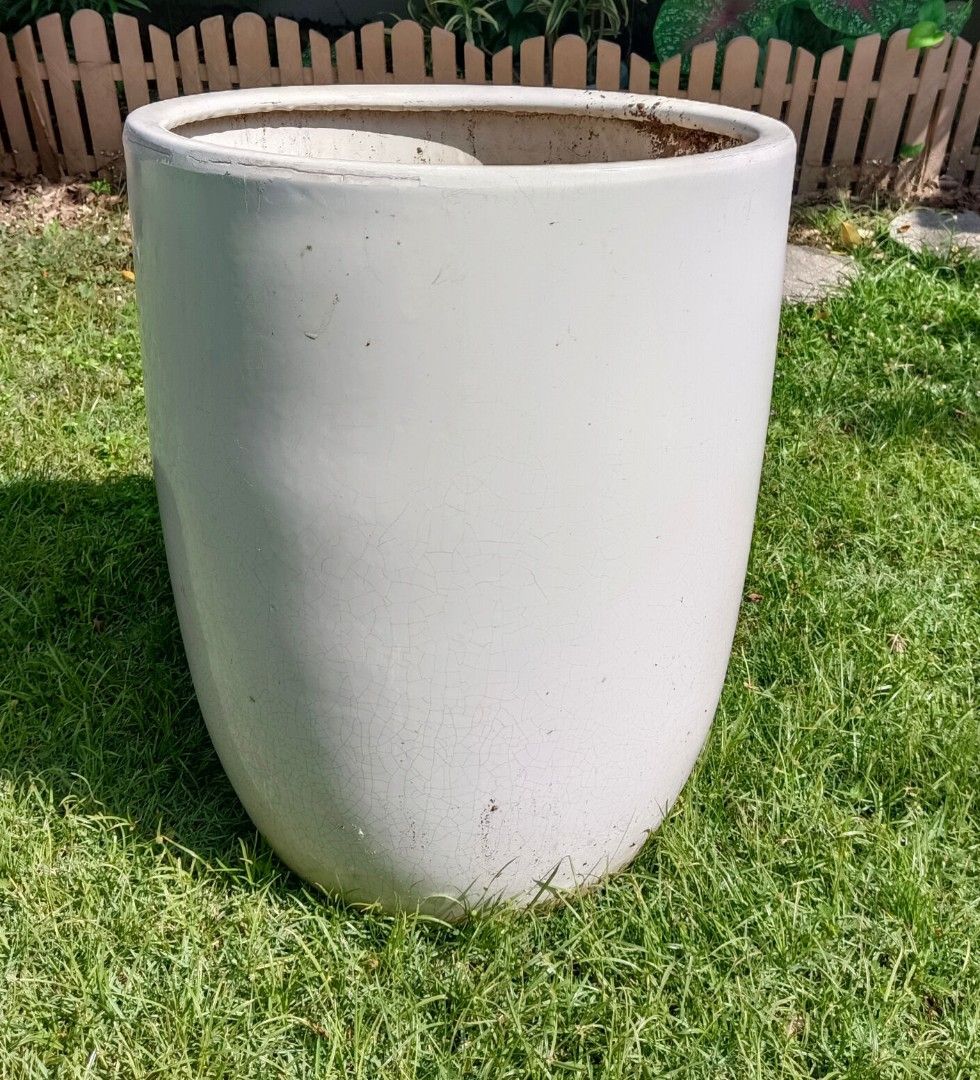 Tall XL size glazed ceramic pots - price per piece, Furniture & Home ...