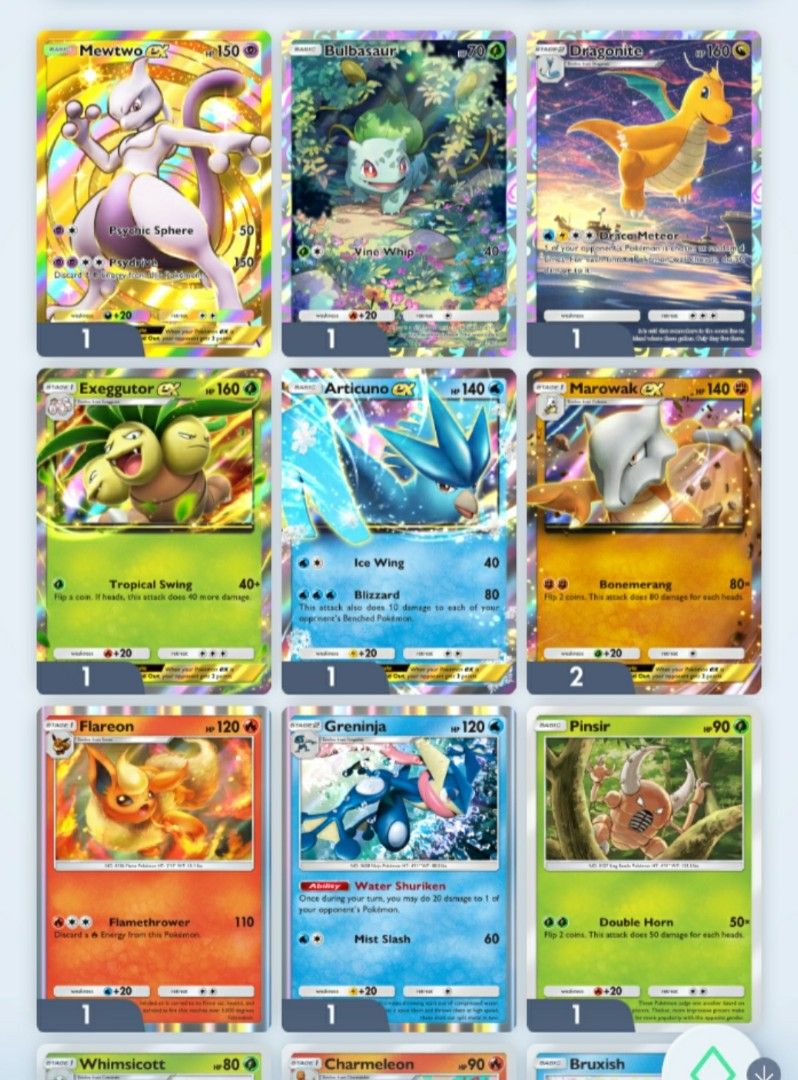 TCGP MEWTWO EX (GOLDEN), Video Gaming, Gaming Accessories, In-Game ...