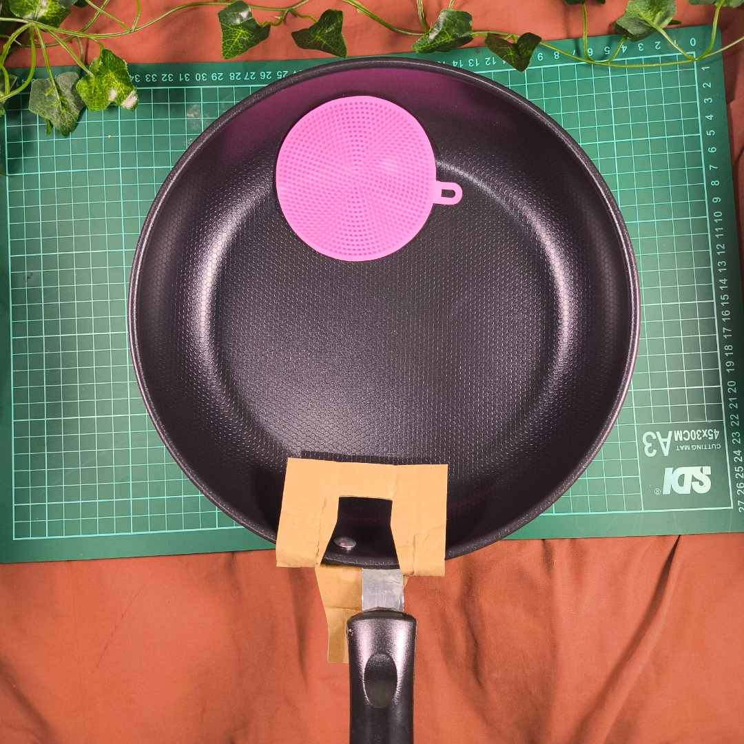 TKIS Wajan Penggorengan Besi Anti Lengket Teflon FryPan Warna Hitam ...