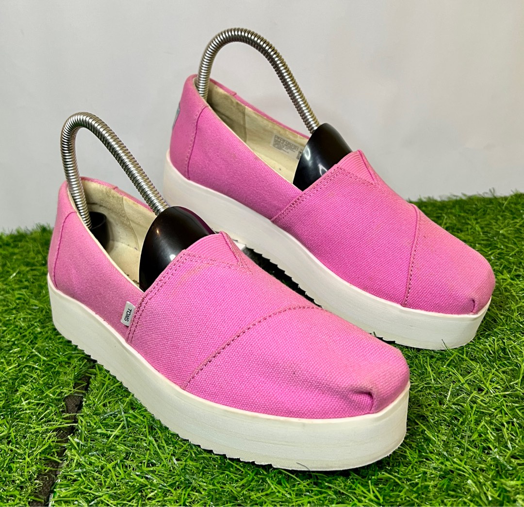 TOMS ALPARGATA MIDFORM ESPADRILLE SLIP-ON, Women's Fashion, Footwear ...