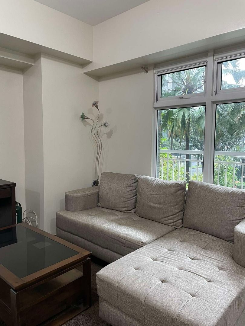 Two Serendra 3BR facing white house lobby and pool unit with parking ...