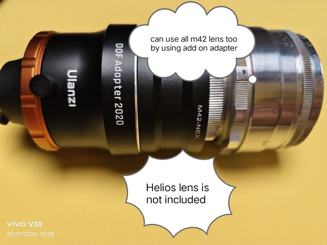 Ulanzi dof adapter ( most DSLR lens into smartphones adapter ...