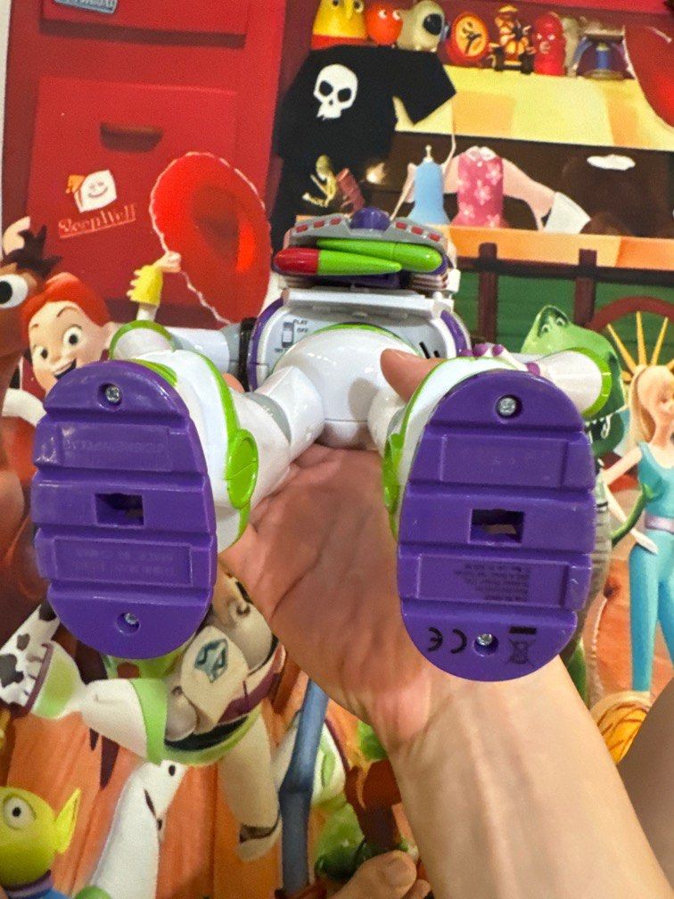 Ultra Rare TOY STORY Buzz Lightyear Drop Down, FULLY FUNCTIONAL, NO ...