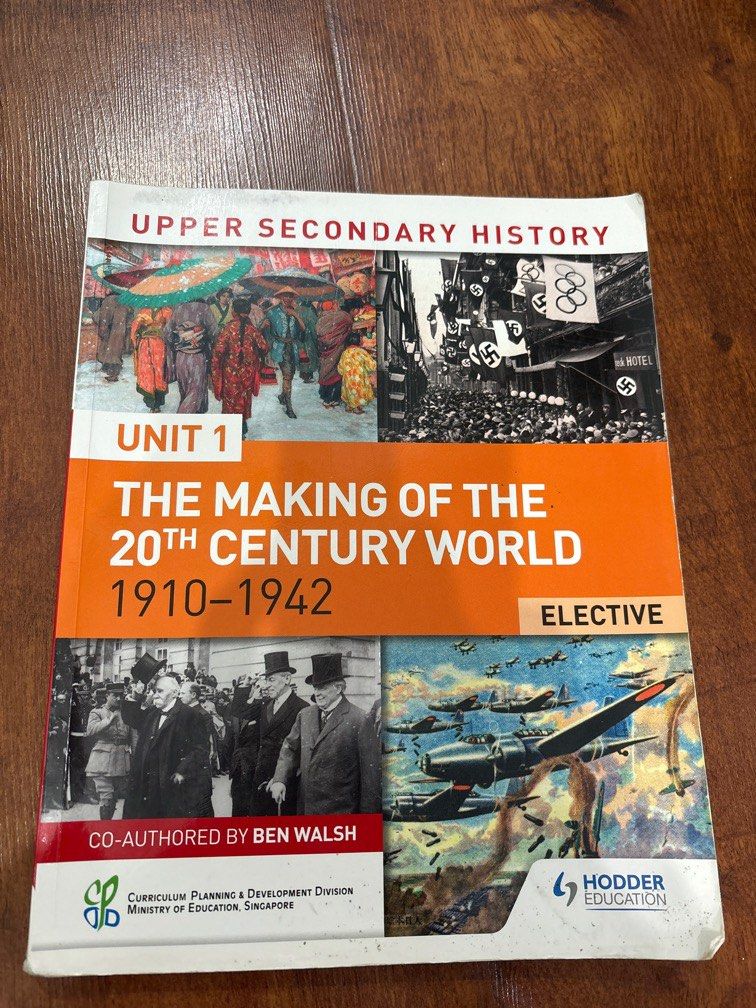 Upper Secondary History Elective Unit 1 Textbook (Some annotations ...