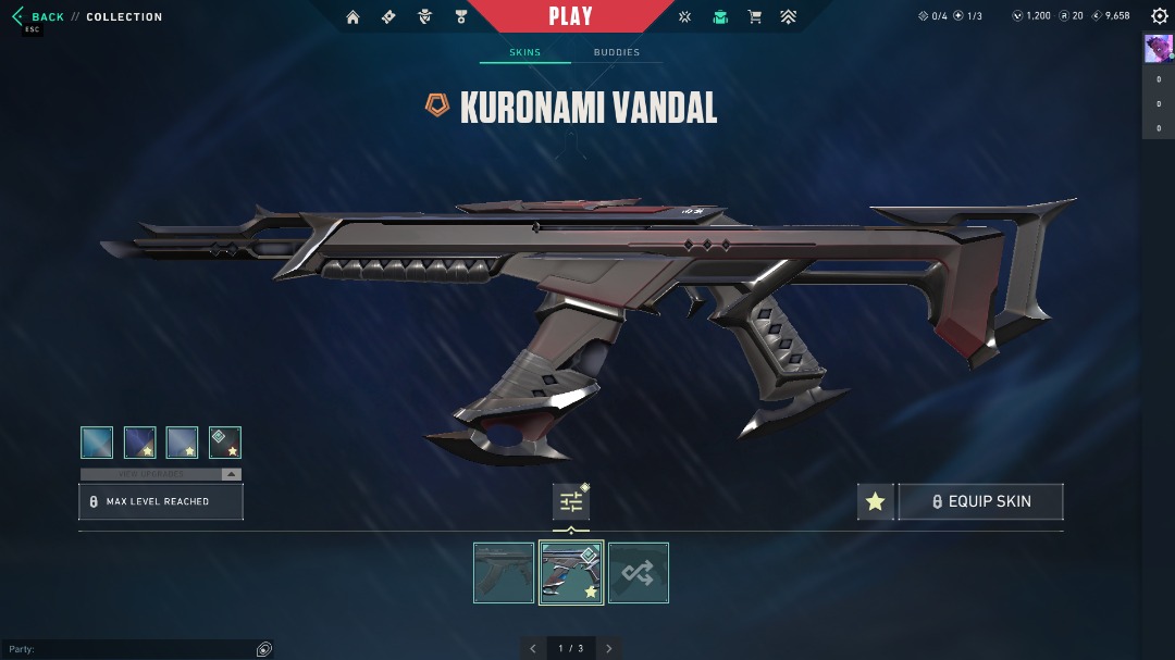 Valorant Account | Kuronami Vandal, Recon Phantom, Recon Balisong ...