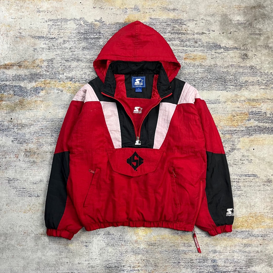 Vintage 90s Starter Nsc anorak jacket, Fesyen Pria, Pakaian , Baju ...