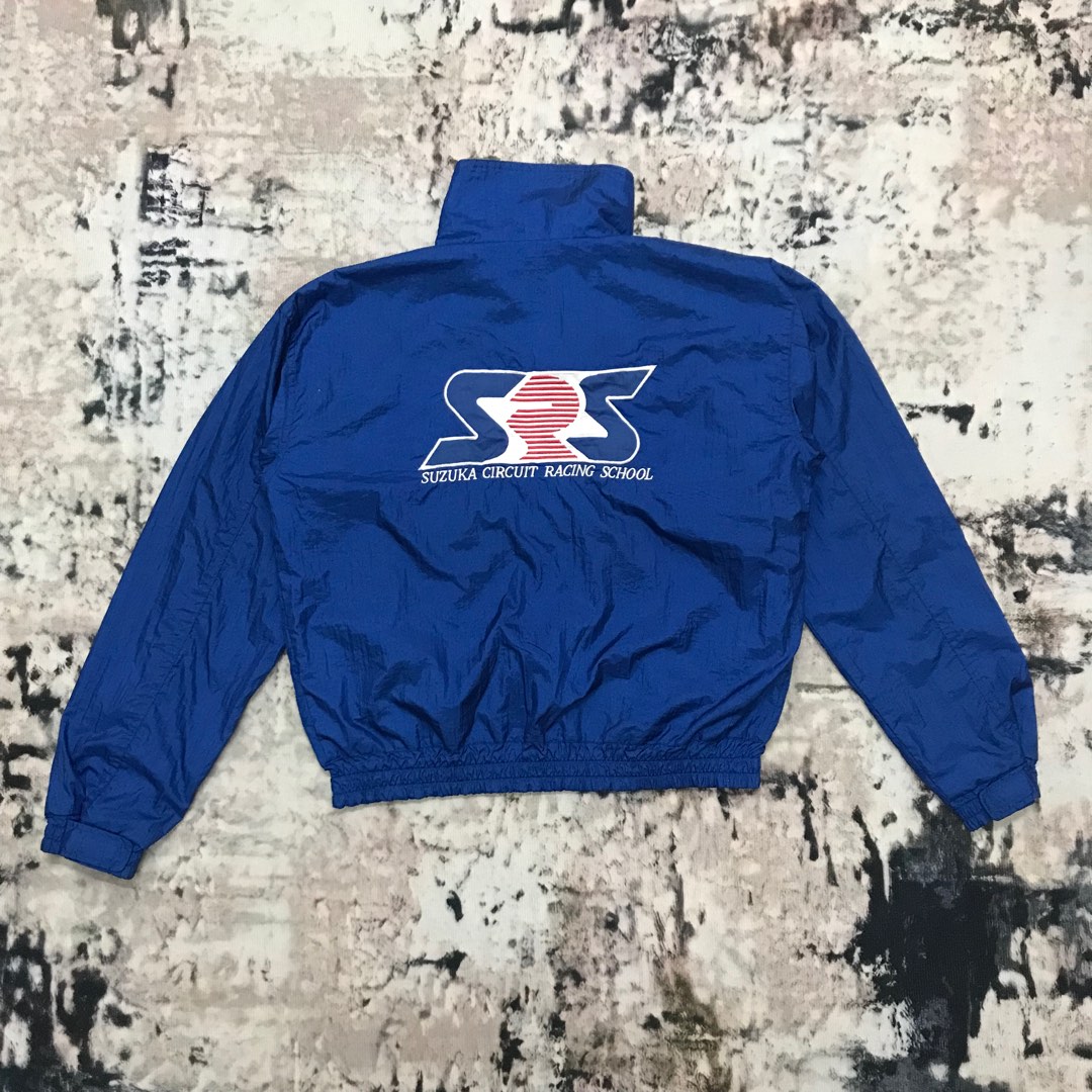 VINTAGE SUZUKA CIRCUIT RACING SCHOOL CROPPED BOMBER JACKET, Women's ...