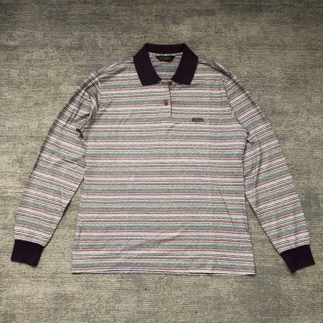 Vintage Von Dutch Stripes LS, Men's Fashion, Tops & Sets, Tshirts ...