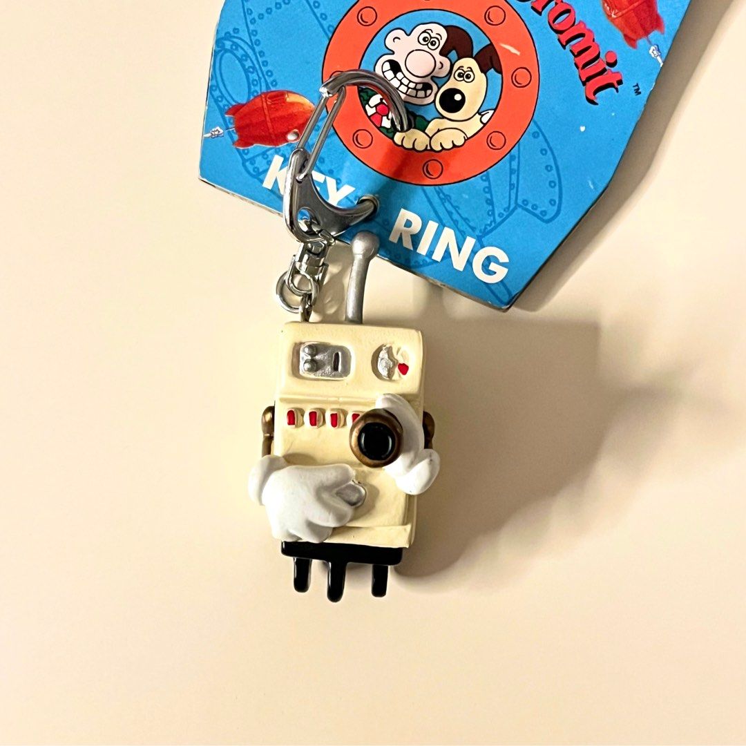 wallace & gromit the cooker robot keyring keychain anik anik aniks ...