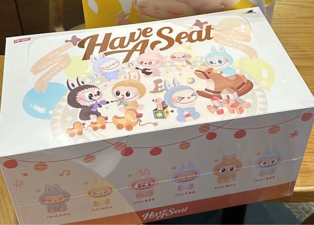 Whole Set Labubu Have A Seat, Hobbies & Toys, Toys & Games on Carousell