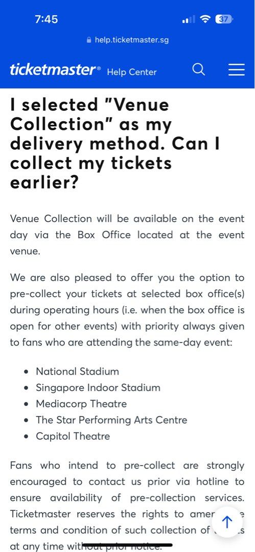 (WTS) (COD Physical Ticket) Cat 1/Cat 2 Seventeen Right Here World Tour in Singapore Seventeen ...