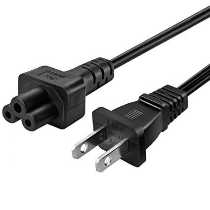 1 Meter Grounded to Ungrounded Retractable Laptop Power Cable for ...