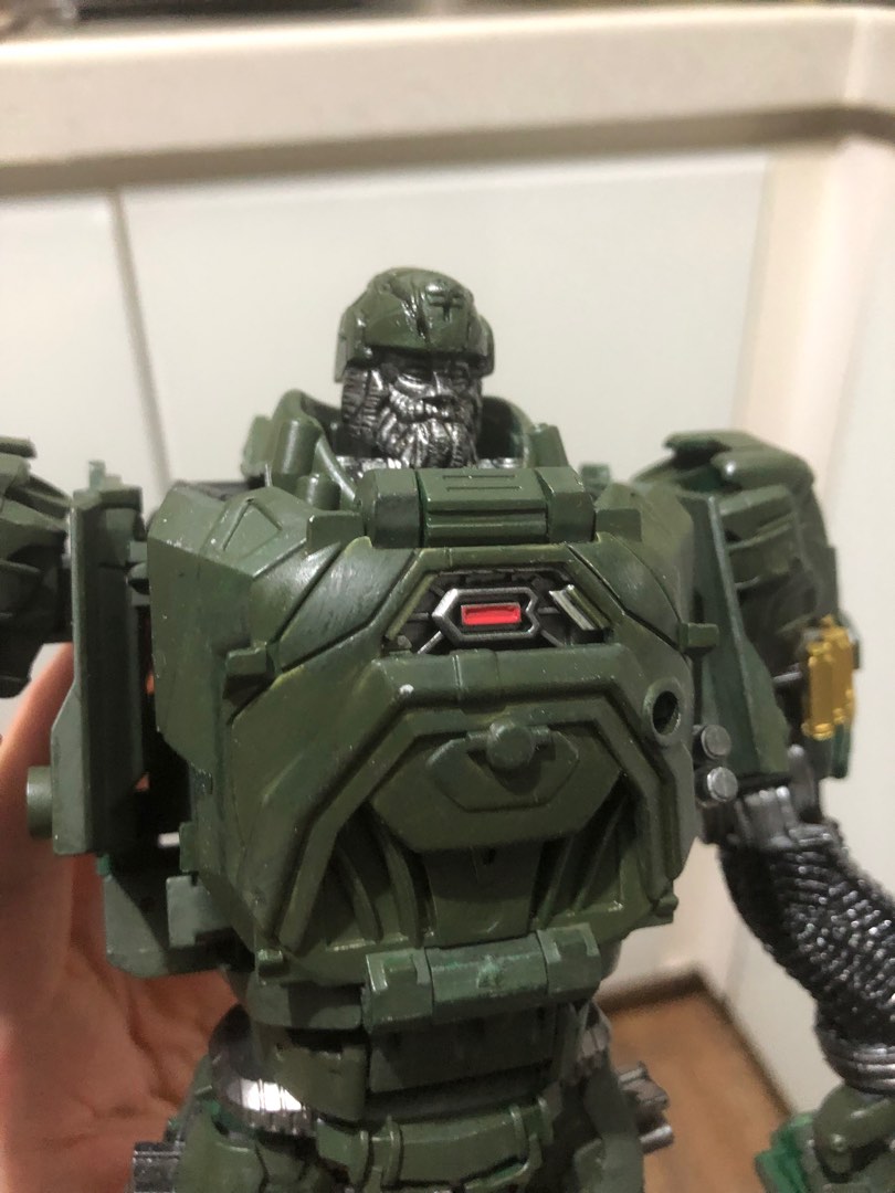 「急售」「清位」重塗 變形金剛 放大版 探長/獵犬 Custom transformers OS AOE Hound, 興趣及遊戲, 玩具 ...