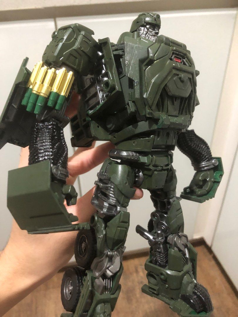 「急售」「清位」重塗 變形金剛 放大版 探長/獵犬 Custom transformers OS AOE Hound, 興趣及遊戲, 玩具 ...
