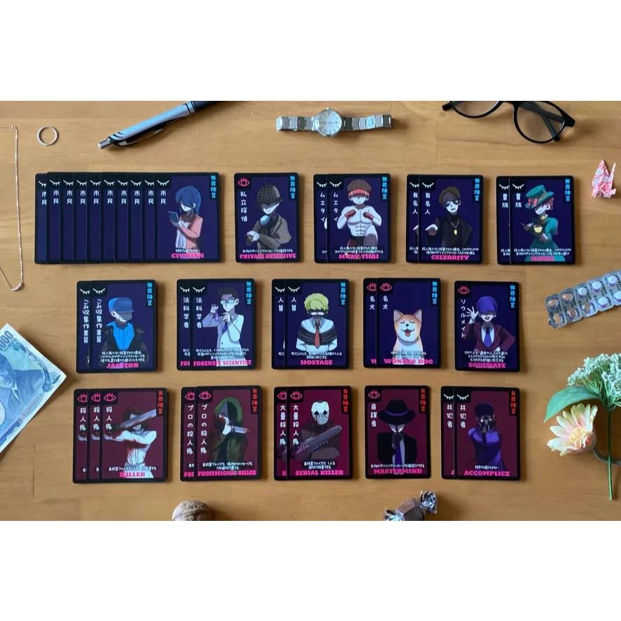 (台灣直寄) 正版 Dying Message 日文 含繁體中文規則&角色中文說明 桌遊 Board game, 興趣及遊戲, 玩具 & 遊戲 ...