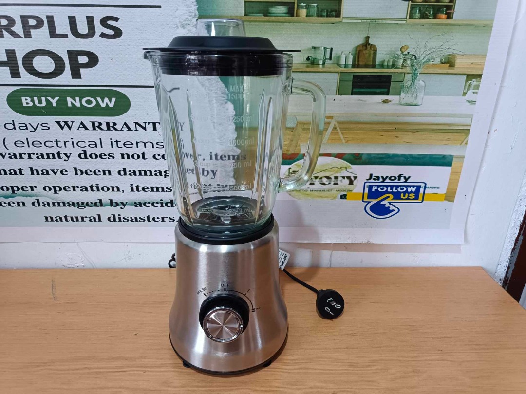 Anko Stainless Steel Blender 1.5L 220V BL9706-CB, Furniture & Home ...