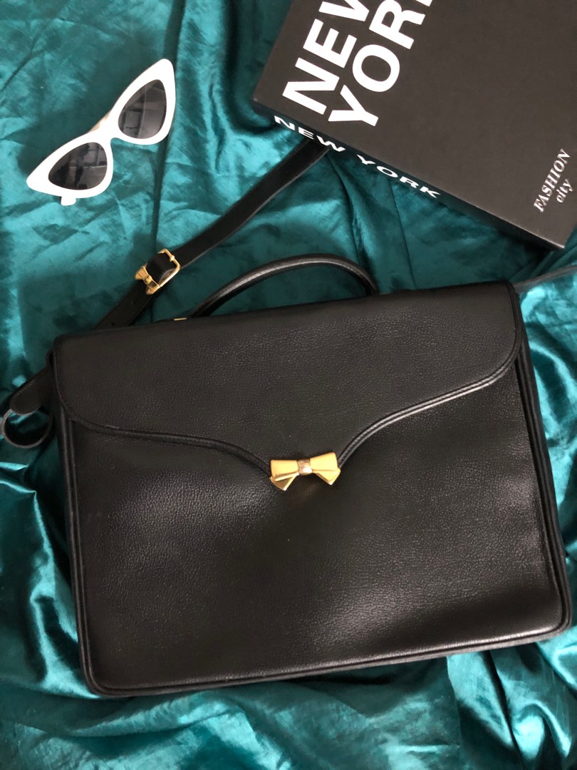 Authentic Vintage Nina Ricci Laptop document bag 2-way bag, Luxury ...