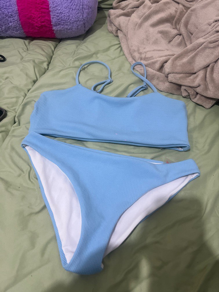 Baby Blue Bikini, Women's Fashion, Swimwear, Bikinis & Swimsuits on ...