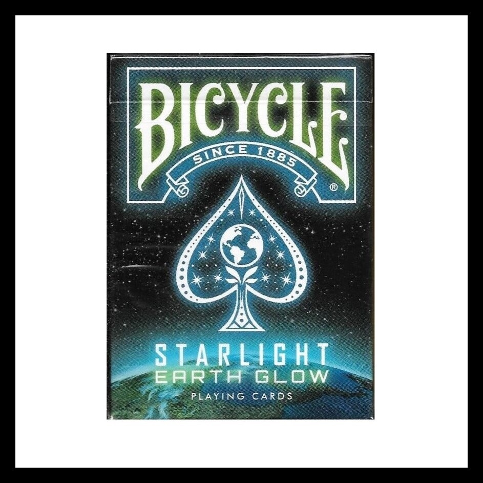 Bicycle Starlight Earth Glow Playing Cards, Hobbies & Toys, Toys ...