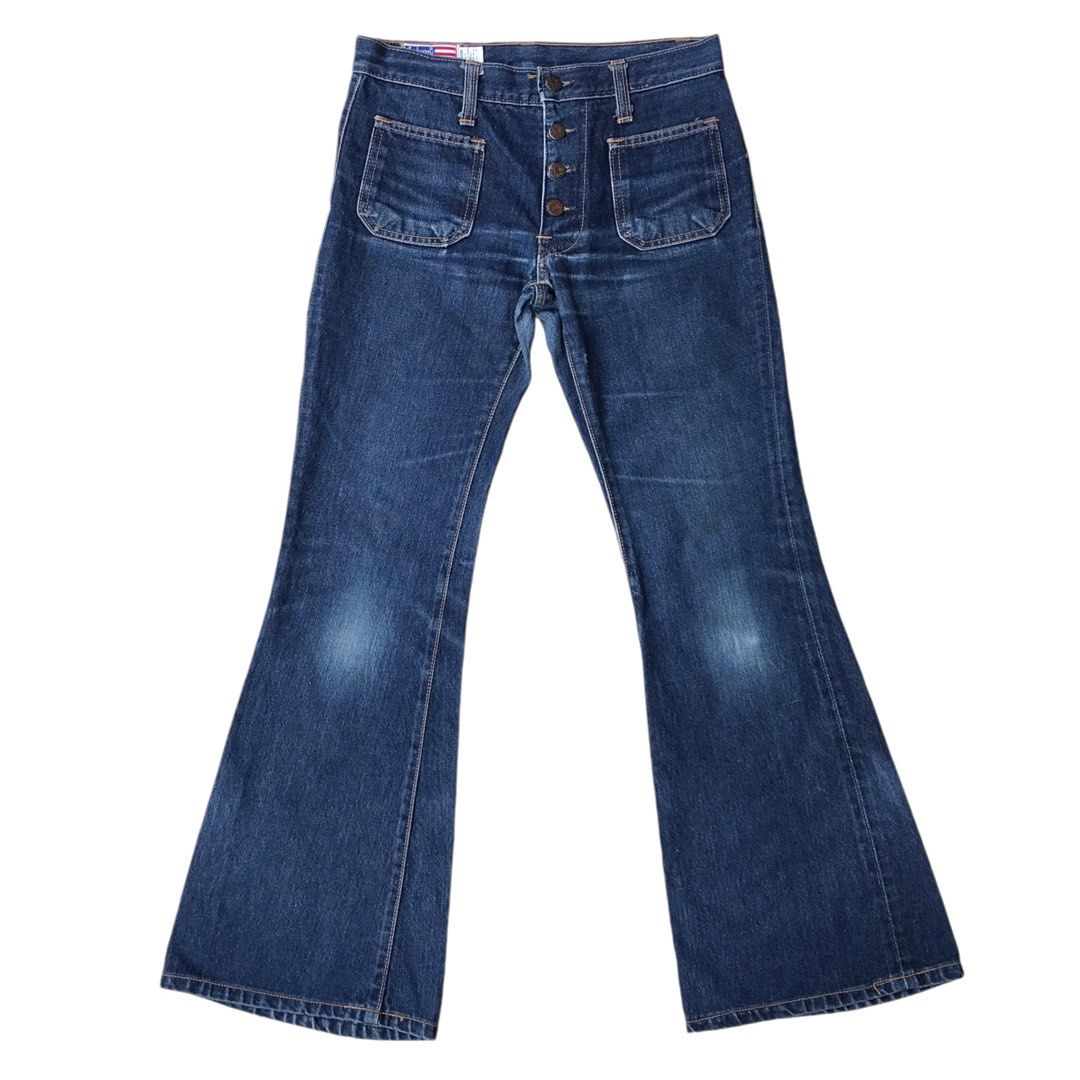 Bobson Japan Vintage Hippies Boot Cut Bush Pants, Men's Fashion ...