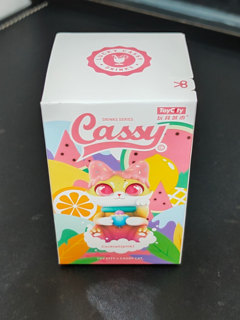 CASSY CAT 飲品系列 一代 盲盒 盒玩, 書籍、休閒與玩具, 玩具、公仔、桌遊在旋轉拍賣
