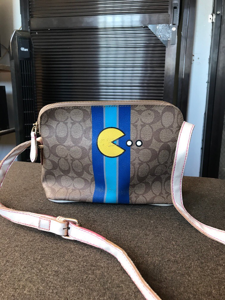 Coach Pacman Edition Sling Bag, Women's Fashion, Bags & Wallets, Cross ...