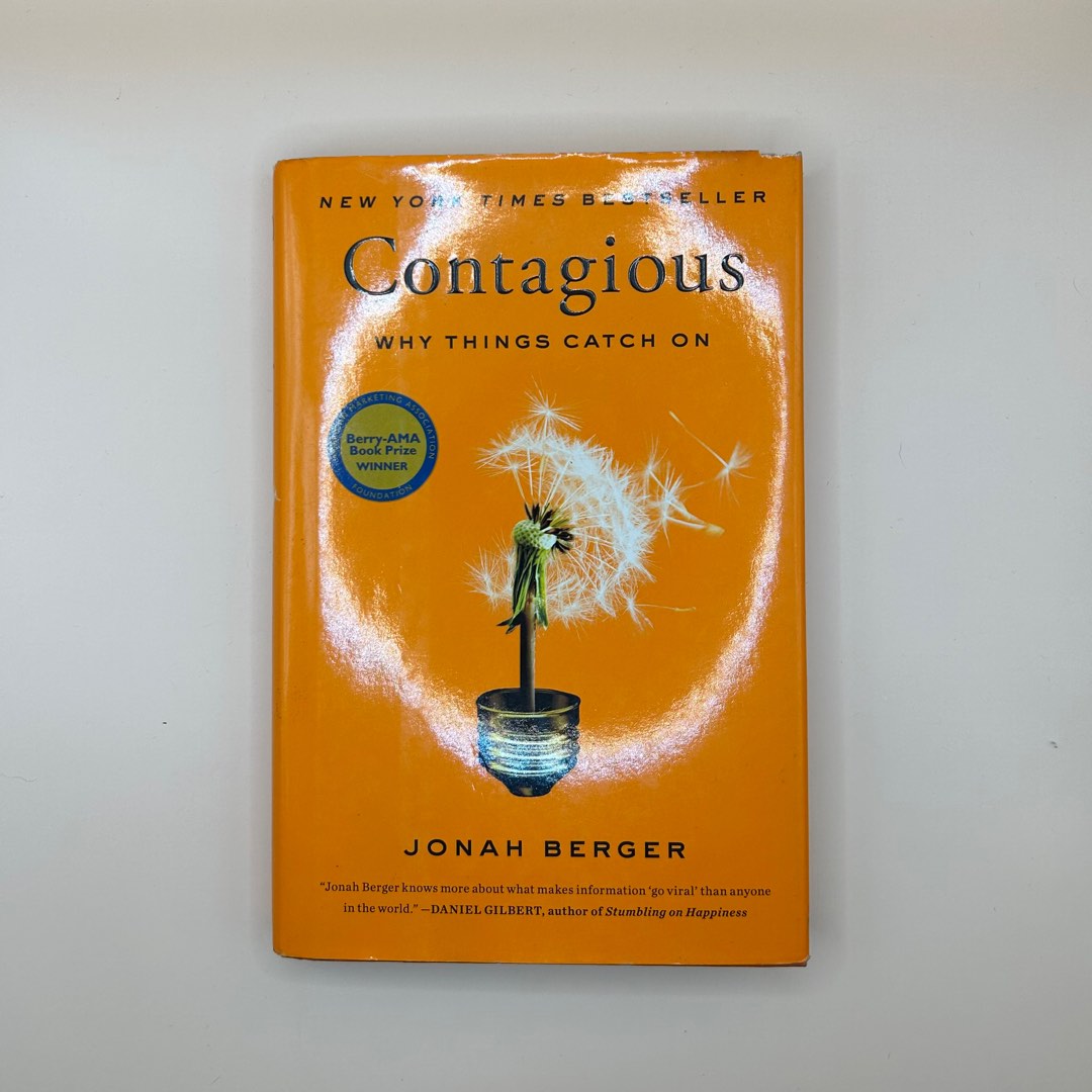 Contagious by Jonah Berger, Hobbies & Toys, Books & Magazines, Fiction ...