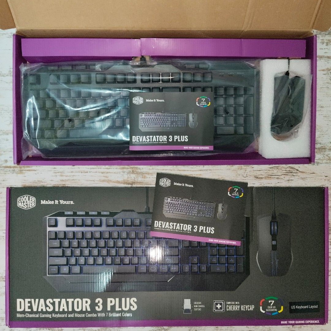 COOLER MASTER DEVASTATOR 3 PLUS Keyboard & Mouse (NEGOTIABLE ...