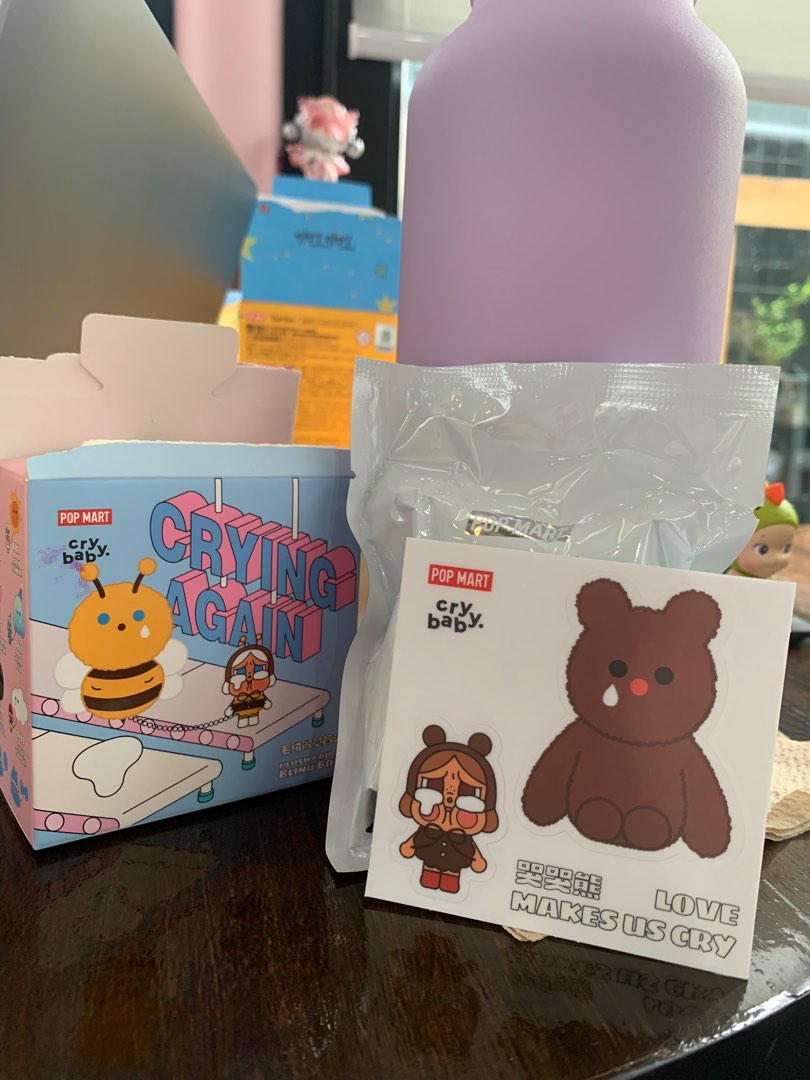 Crybaby Crying Again Plush Badge / Pin - Love Makes Us Cry, Hobbies ...