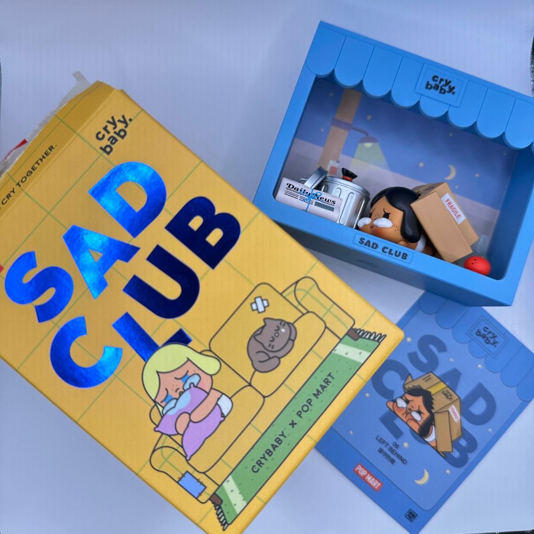 CRYBABY Sad Club Series Scene Sets [Left Behind] [POP MART], Hobbies ...