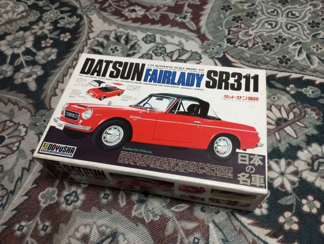 Datsun Fairlady SR311 model kit Doyusha, Hobbies & Toys, Toys & Games on Carousell