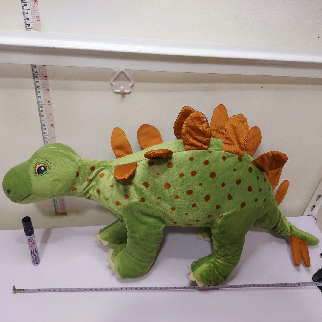 Dinosaur Stegosaurus Ikea Jattelik Big Huggable Dino Soft Plush Toy ...