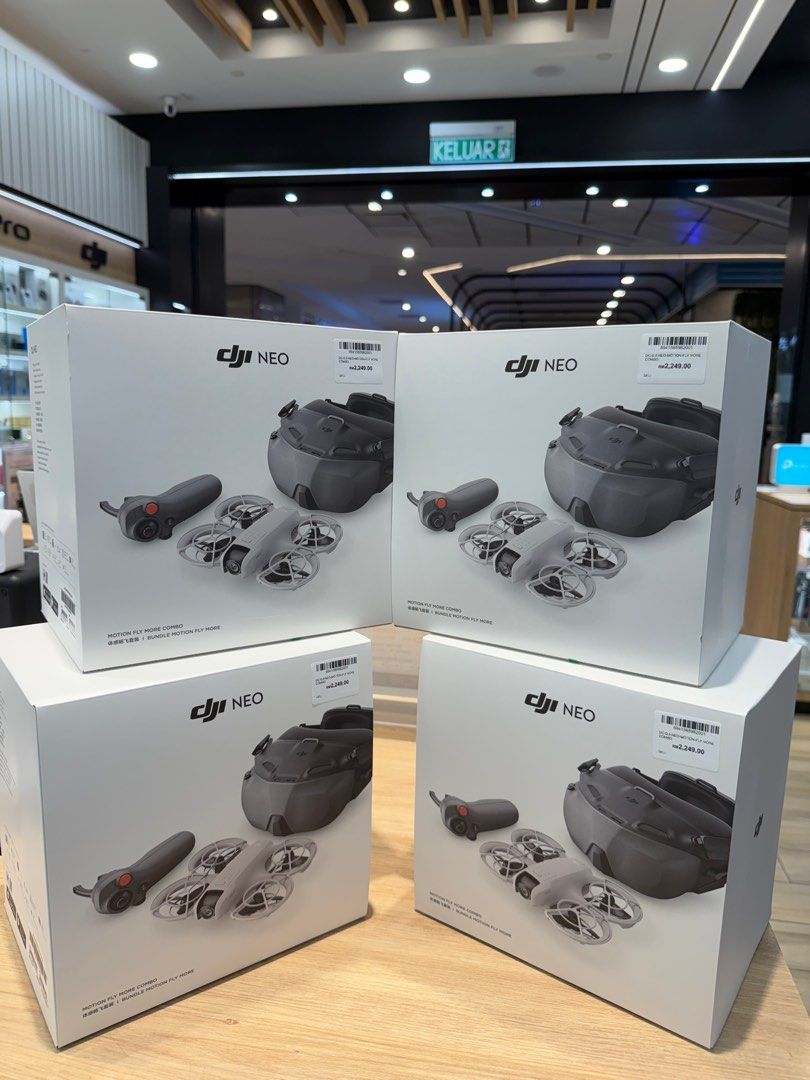 DJI Neo Bundle Motion Fly More, Photography, Drones on Carousell