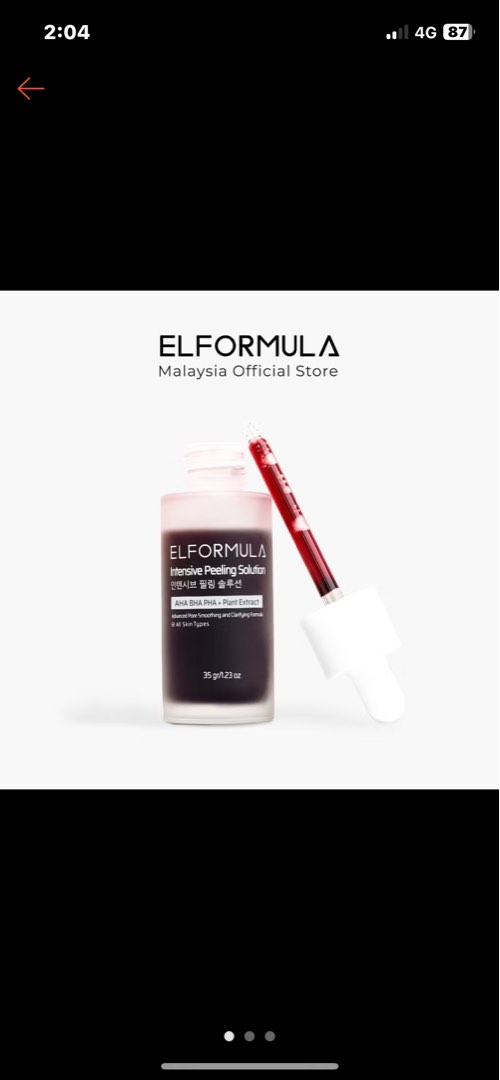 Elformula Peeling Solution, Beauty & Personal Care, Face, Face Care on ...
