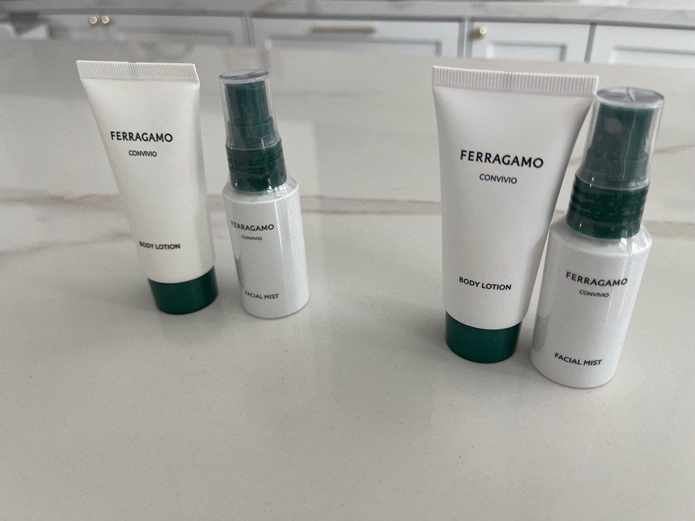 Ferragamo First/Business class flight - Body Lotion & Facial Mist ...