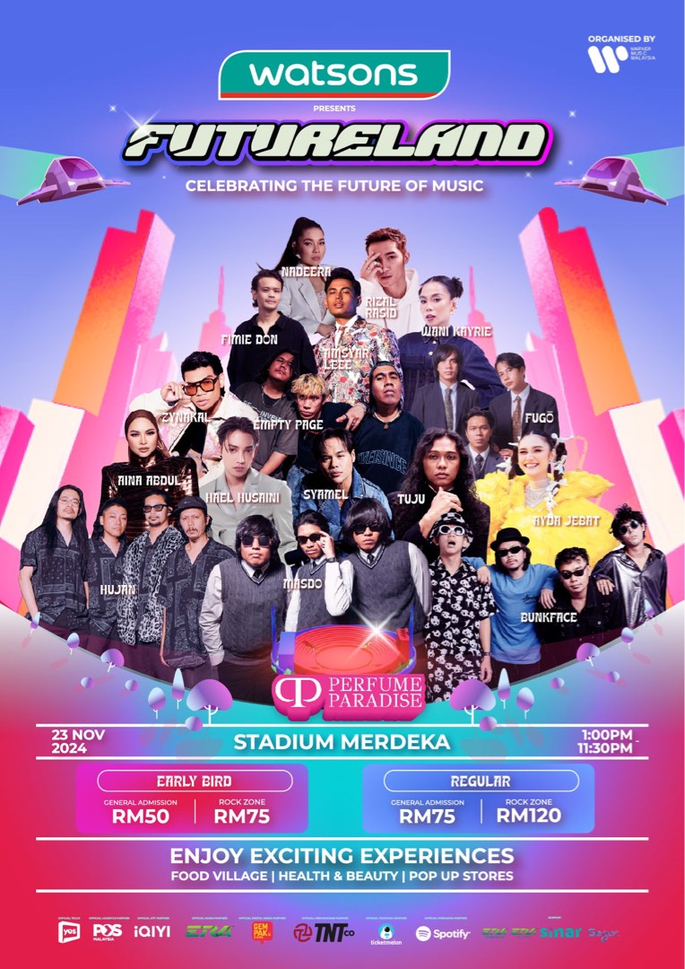 FUTURELAND CONCERT WATSONS, Tickets & Vouchers, Event Tickets on Carousell