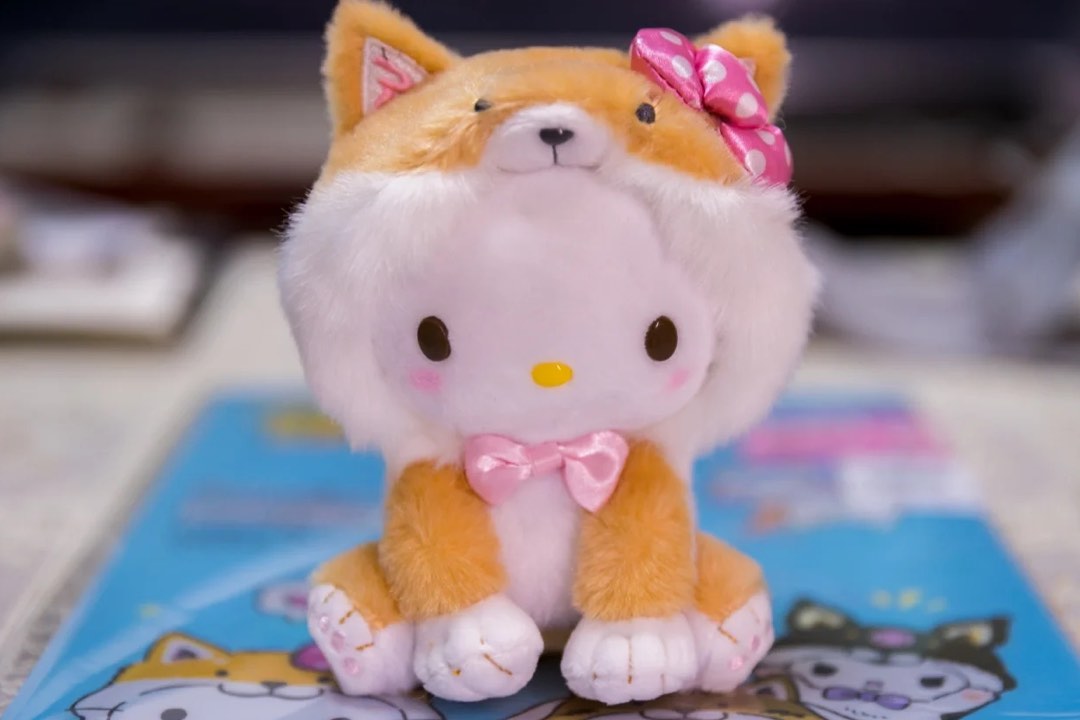 Hello kitty authentic doll/bag charm shiba inu, Hobbies & Toys, Toys & Games on Carousell